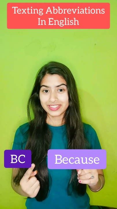 Texting Abbreviations In English 🥳 English Shorts Abbreviation Texting Englishvocabulary