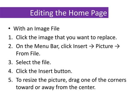 creating a web page ppt