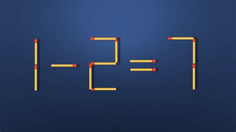 Move Stick To Make Equation Correct Matchstick Puzzle K YouTube