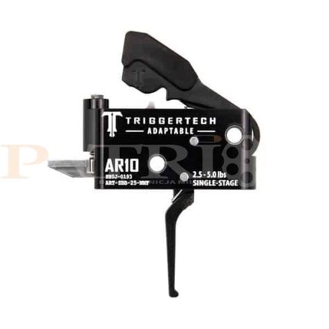 Mechanizm Spustowy TRIGGERTECH AR10 Adaptable Flat PVD Black Single Stage