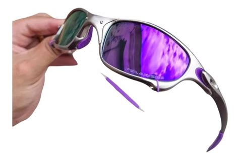 Oculos De Sol Juliet X Metal Plasma Lente Roxo Polarizado Pinado Penny