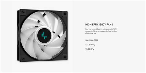 Deepcool Ag400 Bk Argb Single Tower 120mm Cpu Cooler 2000 Rpm Fan
