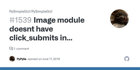 Image Module Doesnt Have Click Submits In PySimpleGUIWeb Issue 1539
