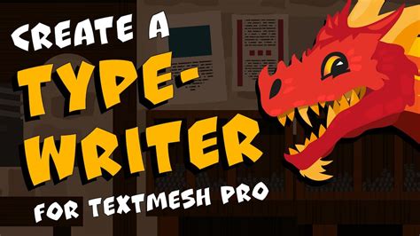 Create A Typewriter Effect For Textmesh Pro In Unity 💛 Youtube
