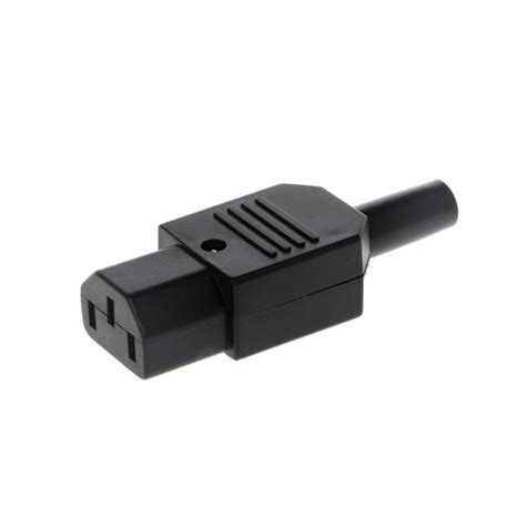 IEC 320 C13 Female Plug Rewirable Power Connector 3 Pin Socket 10A 250V Lazada Singapore