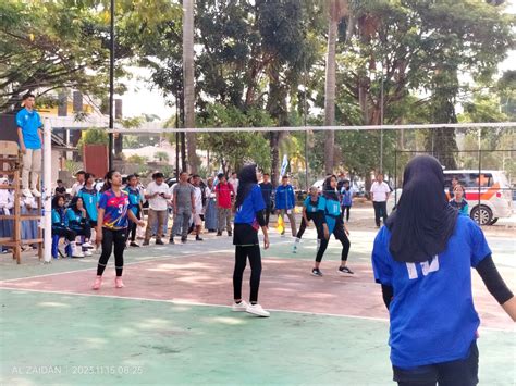 Ini Hasil Laga Hari Pertama Turnamen Voli Antar Sekolah Meriahkan Milad