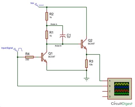 Circuit Diagram For Bootstrap Amplifier Circuit Using Transistors