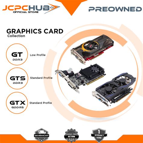 Graphics Card Collection Gtx Gts Gt Slim Low Profile Hd Radeon Ddr3