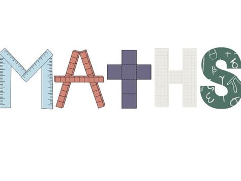 Maths Display Lettering Teaching Resources