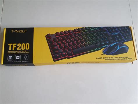 Gaming Keyboard And Mouse T Wolf Tf200 Computers And Tech Parts And Accessories Computer