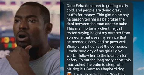 Twitter User Claims That Some Ladies Are Sleeping With Dogs In Lagos