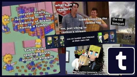 Ranboo And Tubbo Look At Memes On Tumblr Youtube