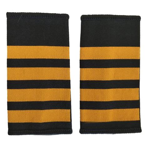 SIEYIO 1 Pair Professional Pilot Epaulets Captain Uniform Epaulets