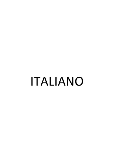 Riassunto Programma V Anno Italiano Docsity