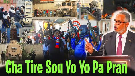 PM Didier Fils Aimé Mele Bandi Sa Yo Pa Pran Nan Bal Malgre Cha Blende Tire Sou Yo Se Teyat Kap