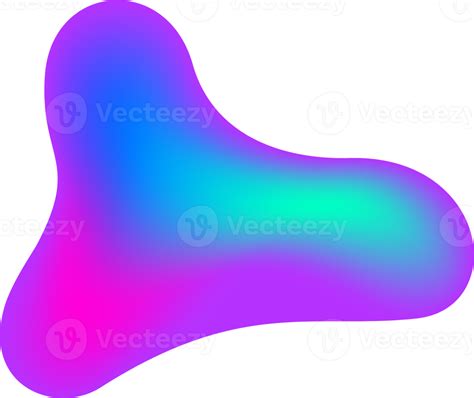 gradient blob shape abstract organic random form liquid fluid