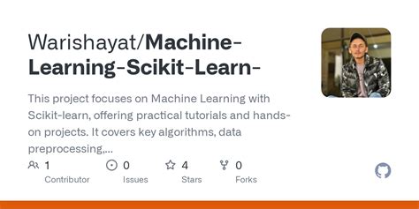 Github Warishayat Machine Learning Scikit Learn This Project Focuses On Machine Learning