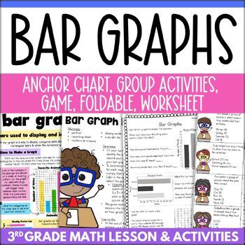 Bar Graphs Anchor Chart Games Worksheet Representing Categorical Data