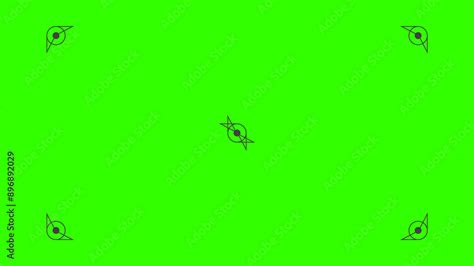 Green Screen Background Vfx Motion Tracking Markers Green Screen Backdrop Template Abstract