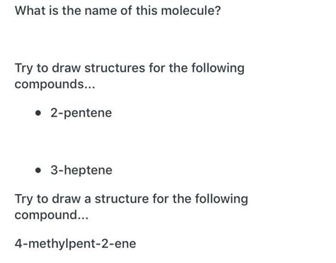 Solved Name The Following Compounds A A H2cch Ch2 Ch2 Ch3