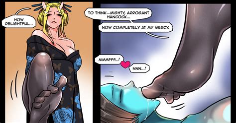 Rule 34 2girls Black Maria Blue Slime Boa Hancock Drool Encasement Female Female Only Foot