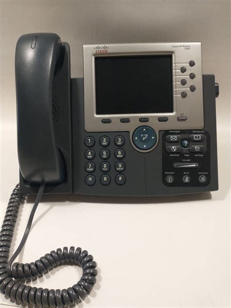 Cisco Cp 7965 Voip Phone With Stand And Handset Business Ip Phone