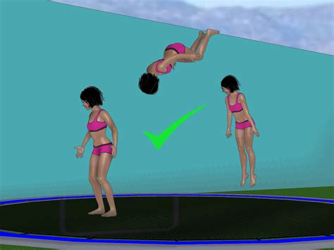 How To Do A Front Flip On The Trampoline 9 Steps With Pictures