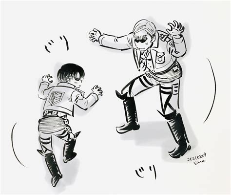 ハグの日に挑む団長兵長 snooの漫画