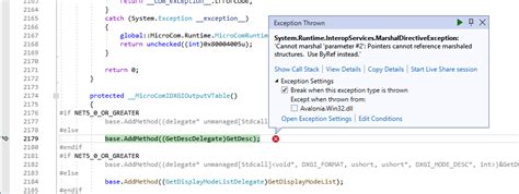 Controlcatalogdesktop Crashes With Marshaldirectiveexception At Startup · Issue 9599