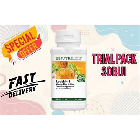 Nutrilite Lecithin E 30biji Trail Pack Shopee Malaysia
