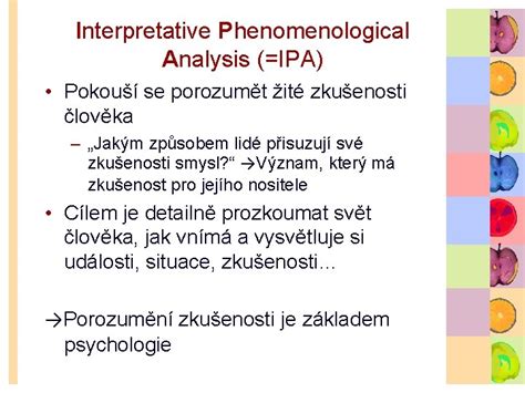 Interpretativn Fenomenologick Analza Ipa Interpretative