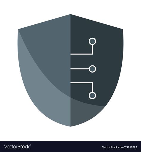 Data Shield Protection Royalty Free Vector Image