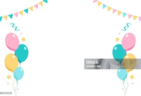 Balloon Background Material For Birthday Anniversary And Celebration