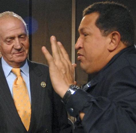 Präsident Gegen König Chávez Beschimpft Juan Carlos Als Kolonialherrn