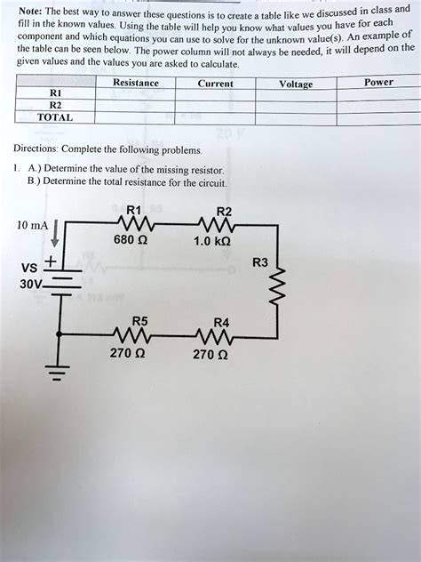 Solved Given Values And The Values You Are Asked To Calculate