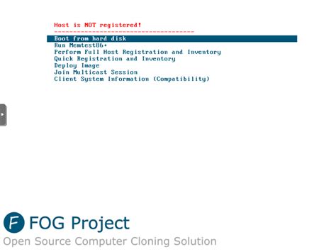 Howto Install Fog Project Cloneserver On Nethserver Howto Nethserver Community