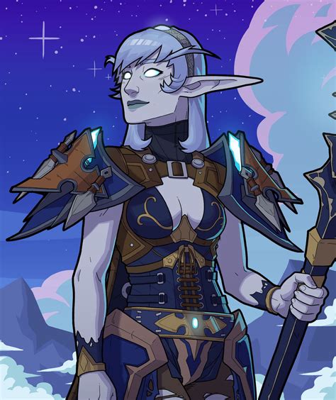 Commission Night Elf By 7faeris On Deviantart