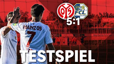 RE LIVE Testspiel 1 FSV Mainz 05 FC Luzern 05ertv Saison