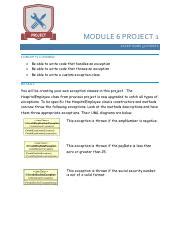 Module Project Custom Exceptions Pdf MODULE PROJECT EXCEPTIONS POINTS CONCEPTS