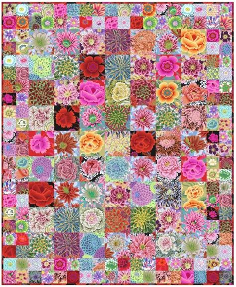 Kaffe Fassett Seed Packets Quilt Kit