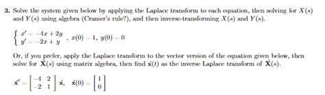 Solved Use The Eigenvector Method To Find The General Chegg