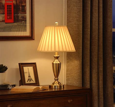 络曼（luoman复古铜美式台灯卧室床头灯温馨欧式简约现代创意客厅书房装饰台灯【图片 价格 品牌 报价】 京东 花瓣网