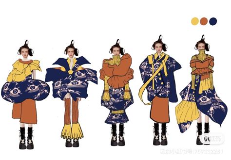 服装效果图设计 小汤圆的糖糖 站酷ZCOOL