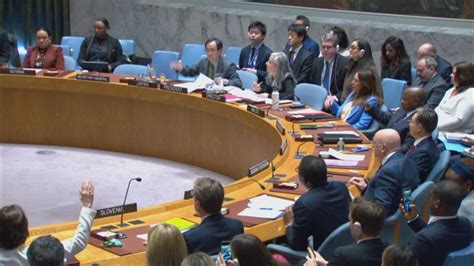 El Consejo De Seguridad De La Onu Aprueba Por Primera Vez Un