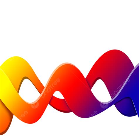 다채로운 2 물결 모양 파도 모양 Png 일러스트 및 Psd 이미지 무료 다운로드 Pngtree