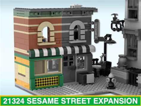 Lego Moc 21324 Sesame Street Expansion By Brickmeisterz Rebrickable
