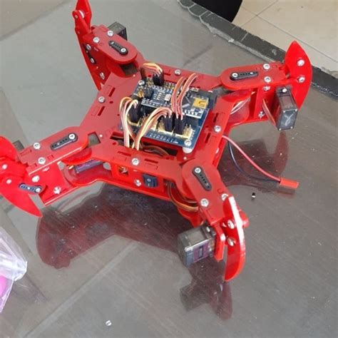 jual master robot spider quadruped basic servo sg90 gg90s mg90 mg90s