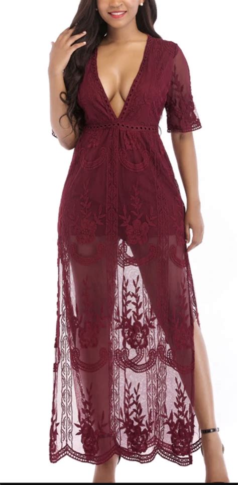 Robe Longue Organza Brodé Mariage Cérémonie Boho Bohème Chic Dressl1595