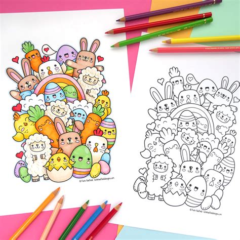 Cute Easter Coloring Pictures
