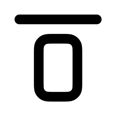 Objects Align Top Alt Vector Svg Icon Svg Repo